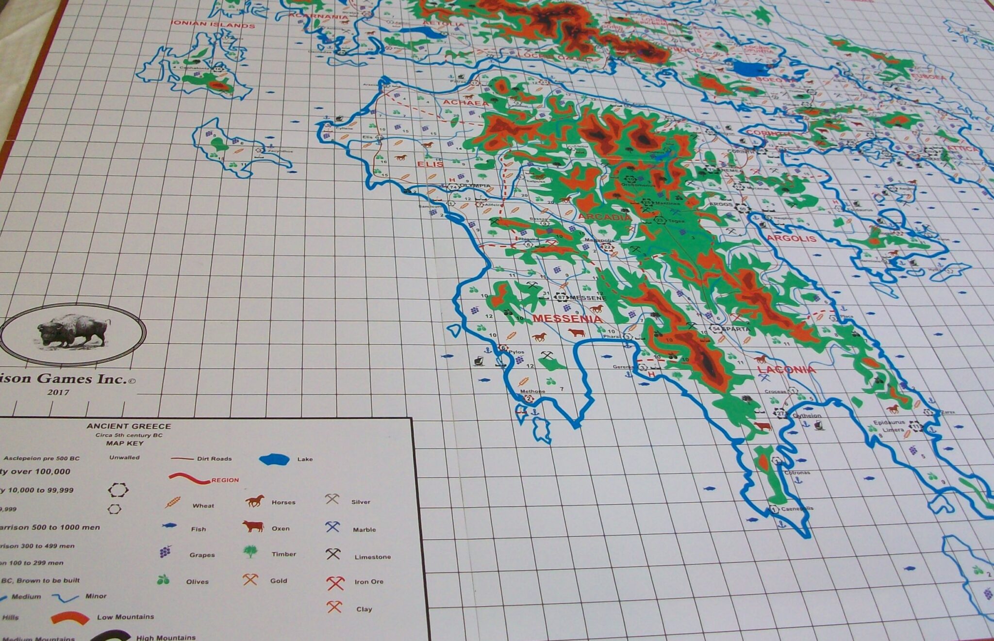 Ancient Greek City States of the 5th Cen. B. C. — Bison-Games.Com